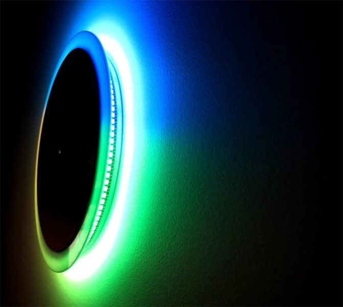 Illuminate Your Home And Tell The Time In Style With 'The Light Clock'