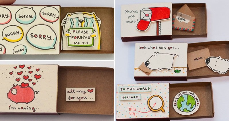 These Funny And Adorable Messages Are Hidden Inside Matchboxes