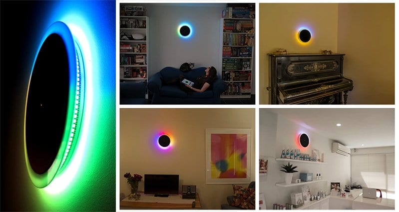 Illuminate Your Home And Tell The Time In Style With 'The Light Clock'