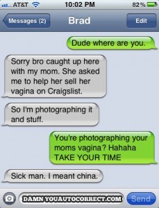 21 Text Messages Made Hilarious By The Auto Correct Function