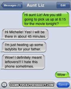 21 Text Messages Made Hilarious By The Auto Correct Function