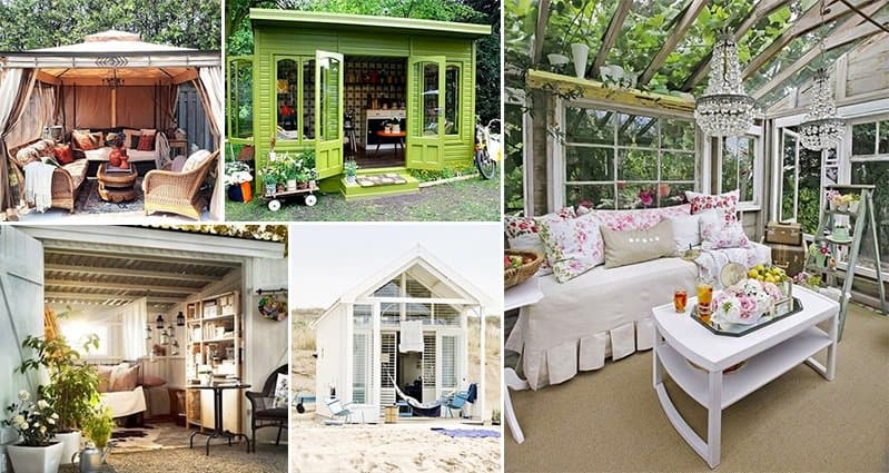 12 Awesomely Chic She-Sheds You'll Want To Own