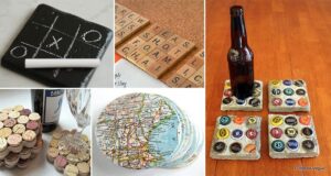 15 Awesome And Easy To Make DIY Coaster Designs