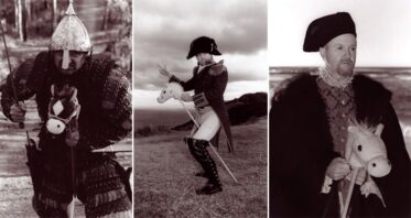 Photographer Creates Awesome Photos Of Historical Figures On Stick Ponies