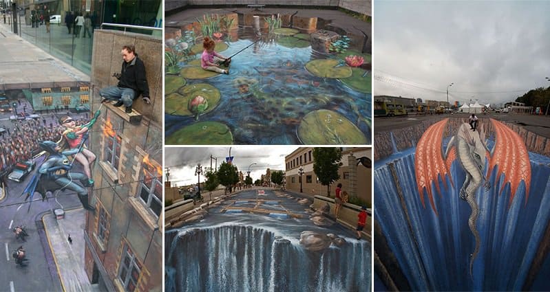 12 Amazing Street Art Illusions That Will Blow Your Mind