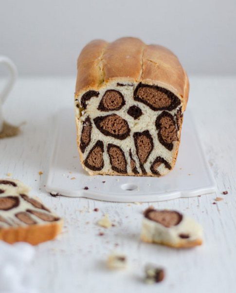 French Baker Creates Awesomely-Patterned Leopard Milk Bread