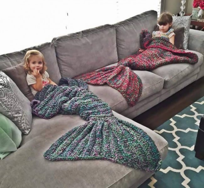 These Awesome Mermaid Tail Blankets Will Keep You Warm And Cozy This Winter