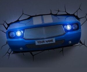 Blue Car Night Light