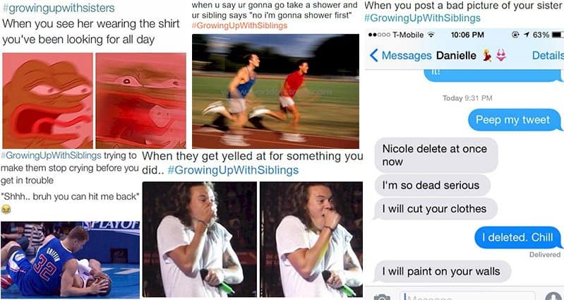 19 Of The Most Common Battles Fought Between Siblings All Over The World