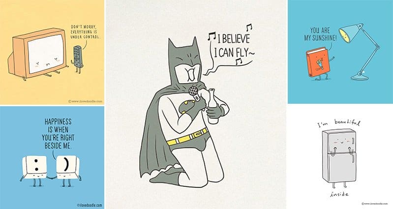 16 Cute Pun-Filled Illustrations Involving Everyday Objects