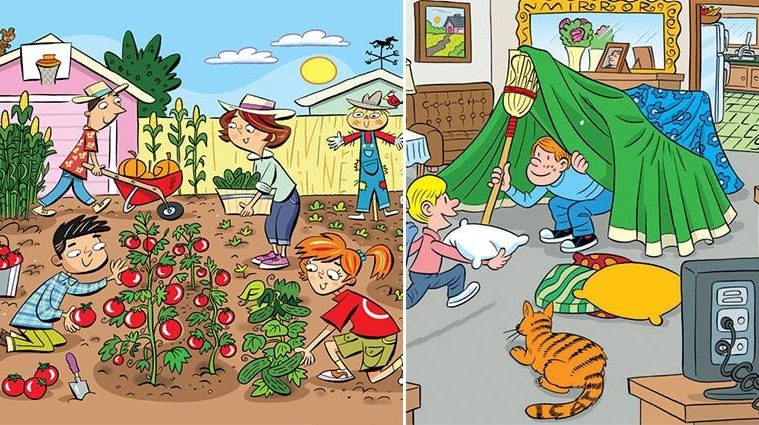 Most People Struggle To Find The Hidden Words In These Cartoon Images