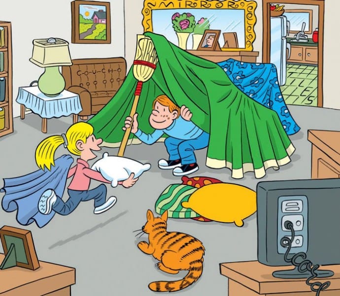 Most People Struggle To Find The Hidden Words In These Cartoon Images