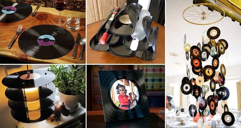 13 Awesome Ways To Make Use Of Unwanted Vinyl Records