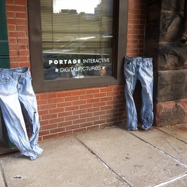 These Creepy Jeans That Float In The Minnesota Air Look As If They're ...