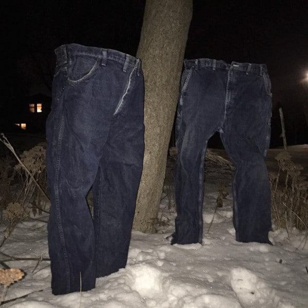 These Creepy Jeans That Float In The Minnesota Air Look As If They're ...