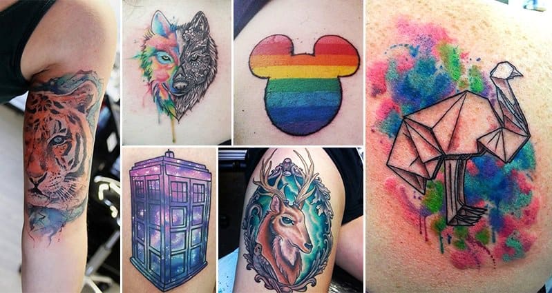 16 Stunning Colorful Tattoos That Will Make You Jealous - Part 1