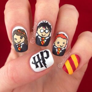 12 Awesome Nail Designs Inspired By 'Harry Potter'