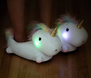 These Adorable Light-Up Slippers Are A Must Have For Unicorn Lovers
