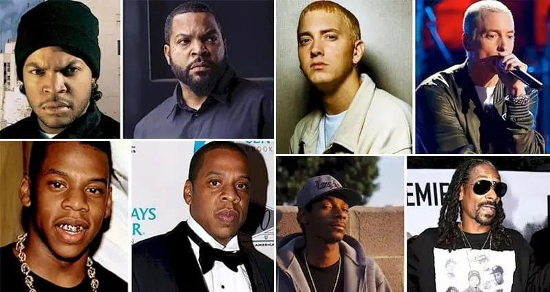 10 Images Of Famous Rappers Comparing Them From When They Were Younger