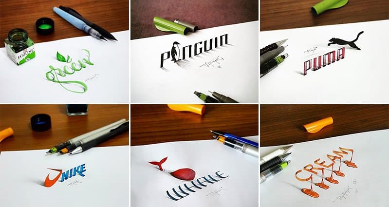 11 Images Of Incredible 3D Calligraphy Which Leaps Off The Page