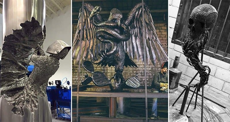 7 Incredible Sculptures Made Of Welded Metal That Will Blow You Away