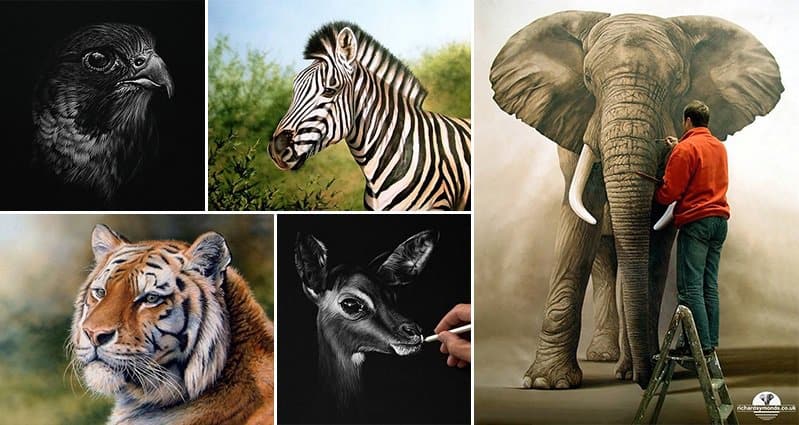 13 Incredible Wildlife Artworks Created By Richard Symonds