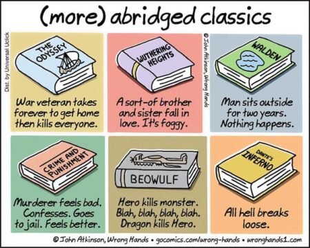 12 Classic Books Summed Up In A Few Words For Lazy People