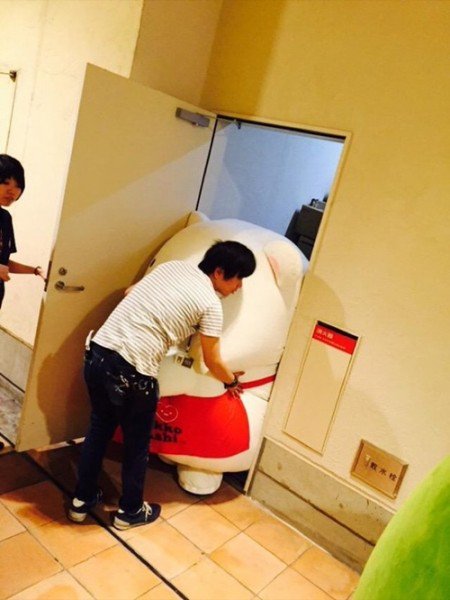 12 Photos Of Japanese Mascots Getting Stuck That Will Brighten Up Your Day