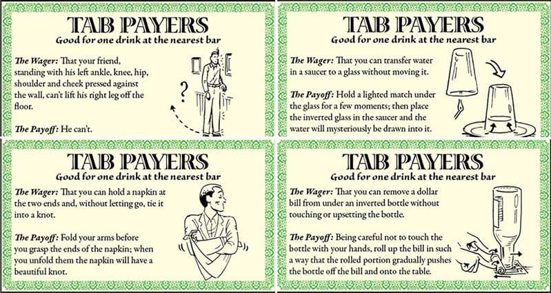 11 Awesome Bar Tricks You Can Bet People On For Free Drinks