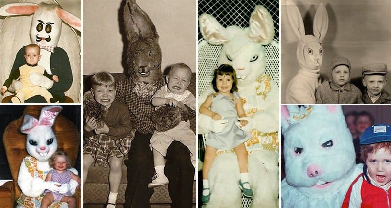 12 Easter Bunny Images From The Past That Will Give You The Creeps