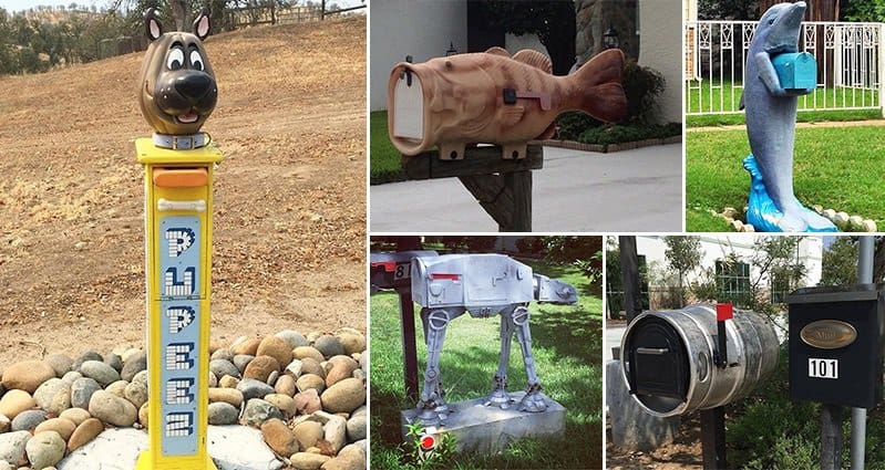 13 Awesomely Unique Mailboxes That Will Make You Want To Upgrade Your Own