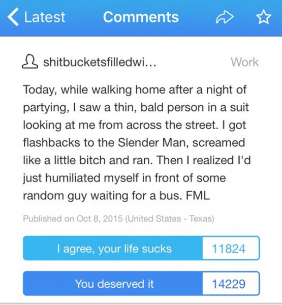 13 "FML" Stories That Will Make You Glad To Be You