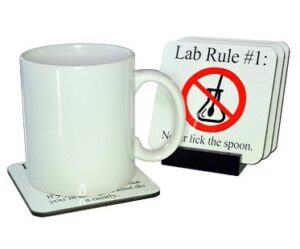 Lab Rules Coaster Set