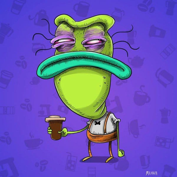 14 Illustrations Showing Famous Cartoon Characters Before Drinking ...