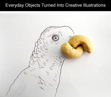 10 Everyday Objects Used To Create Awesome Illustrations