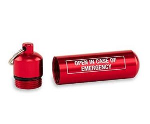 Emergency Keychain Capsule