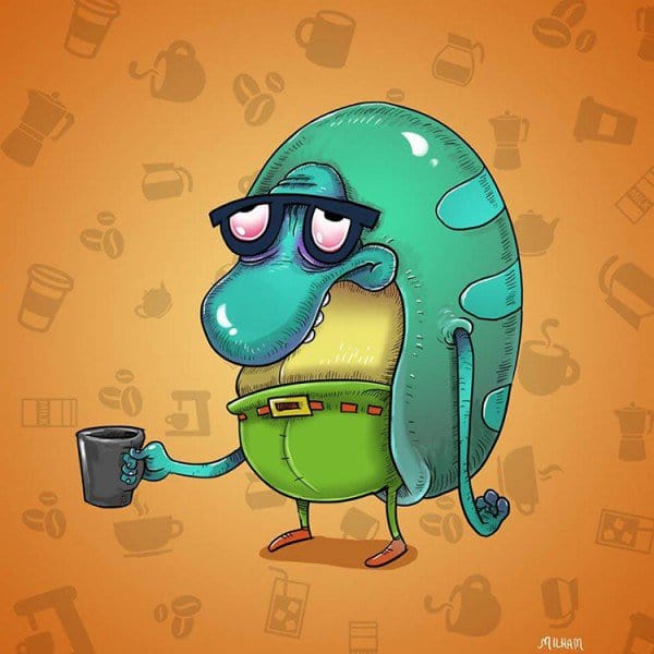 14 Illustrations Showing Famous Cartoon Characters Before Drinking ...