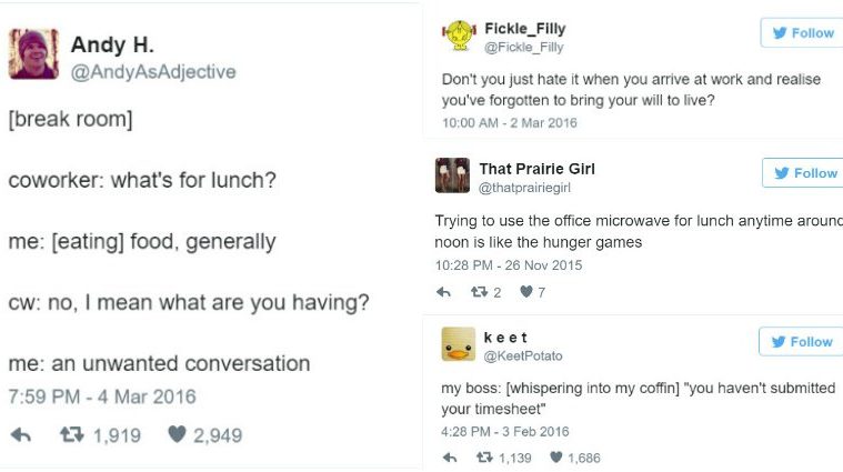 14 Funny Tweets About Work You'll Totally Identify With