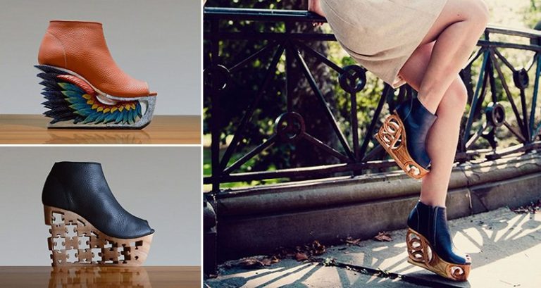 11 Amazingly Detailed And Beautifully Unique Carved Wooden Heels That ...