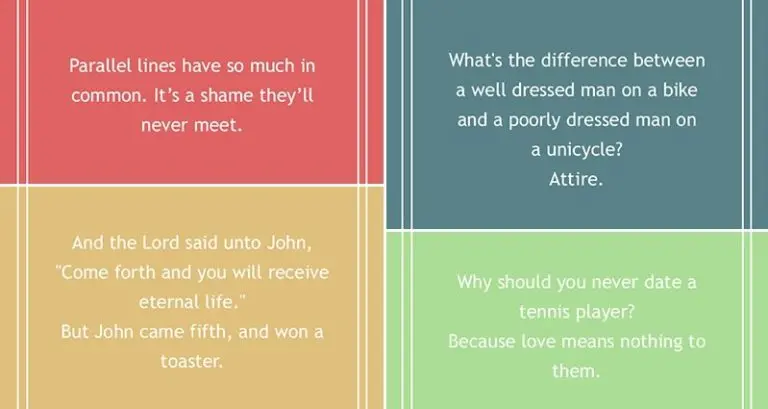 14 Two-Line Jokes That Will Brighten Up Your Day - Part 1