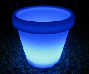 Solar Light Up Flower Pot