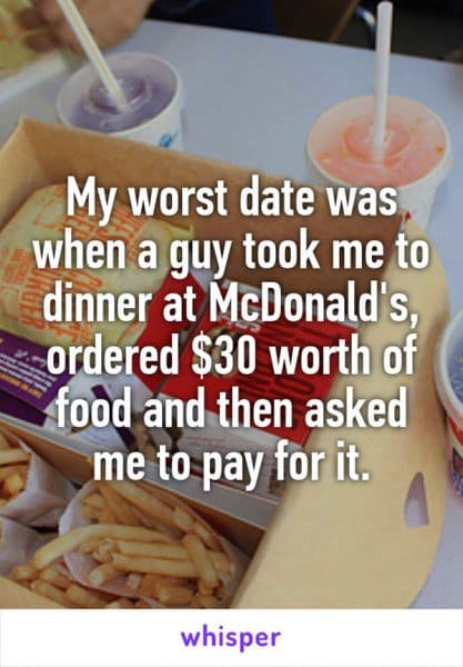 13 People Tell-All About Their Worst Date Ever
