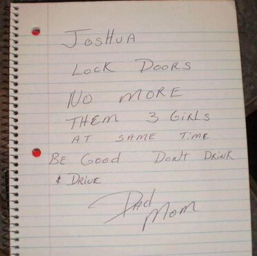 Funny Notes From Parents To Their Offspring