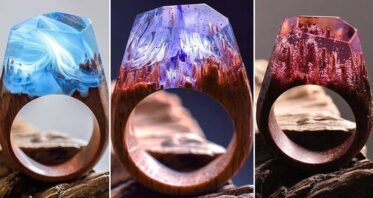 Beautiful Handmade Rings Reveal Stunning Miniature Worlds Inside