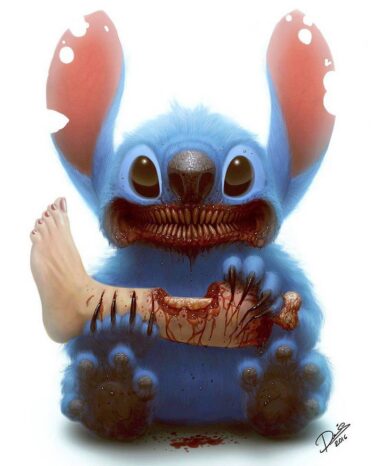 11 Beloved Cartoon Characters Turned Into Terrifying Monsters