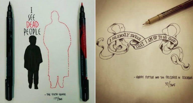 14 Incredible Hand-Lettered Movie Quotes