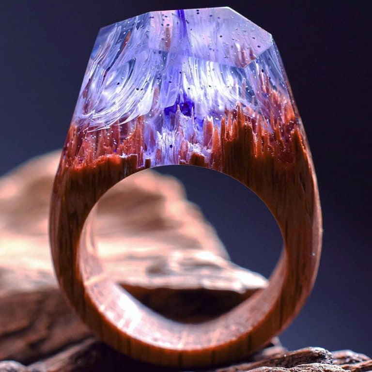 Beautiful Handmade Rings Reveal Stunning Miniature Worlds Inside