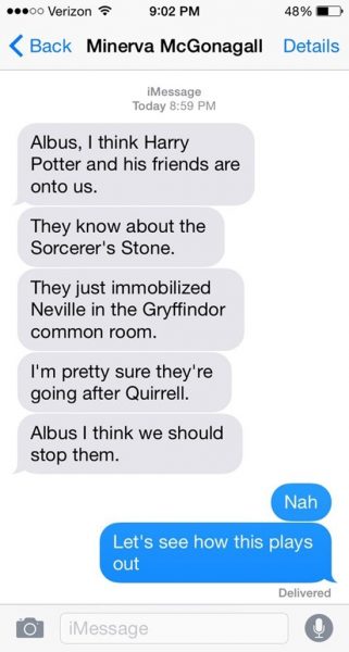 11 Texts Between 'Harry Potter' Characters That Will Have You In Stitches