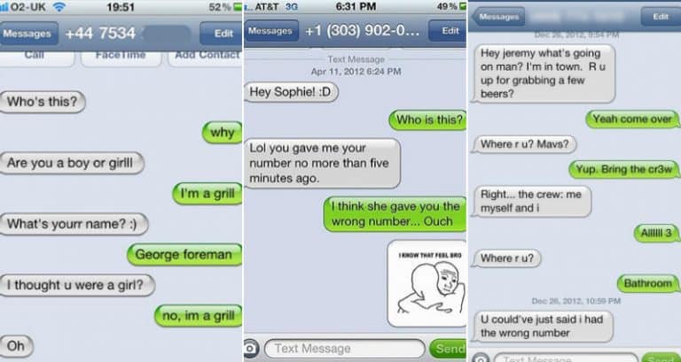 12 Funny Wrong Number Texts That Will Make You "LOL"