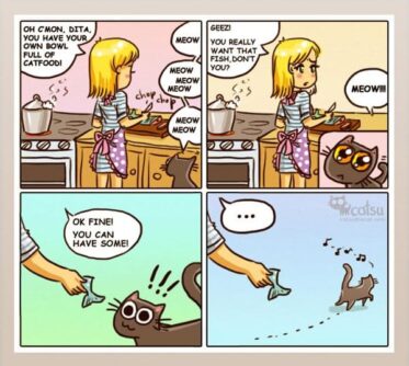 13 Comic Strips You'll Totally Relate To If You Live With A Cat